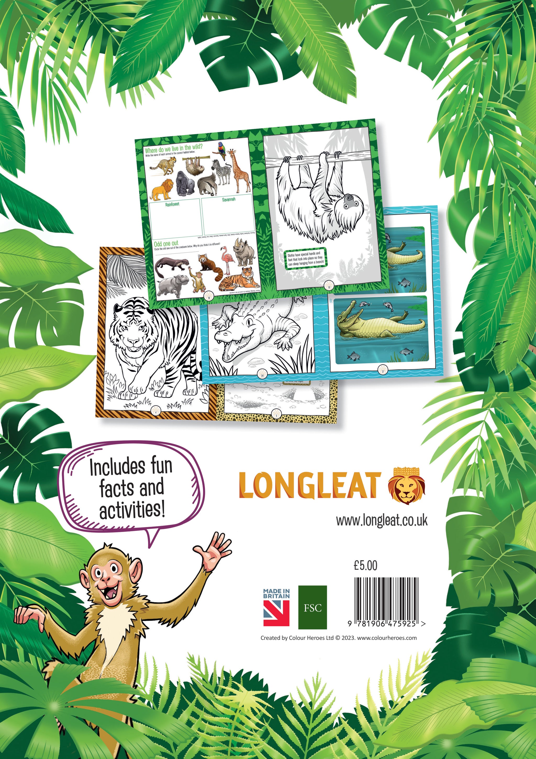 My Longleat Colouring and Sticker Book – Longleat Shop