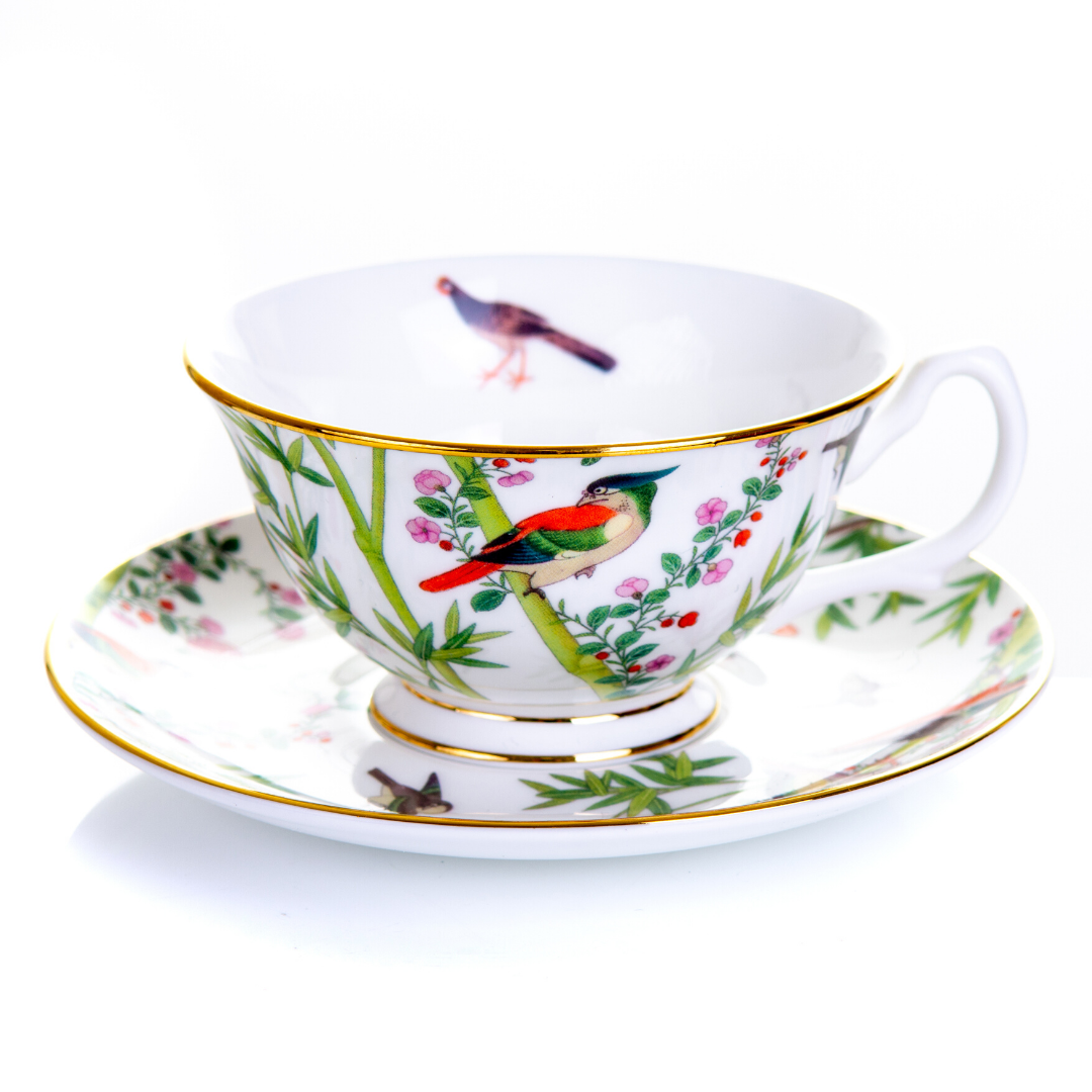 Cup and Saucer | Chinese Wallpaper Collection – Longleat Shop
