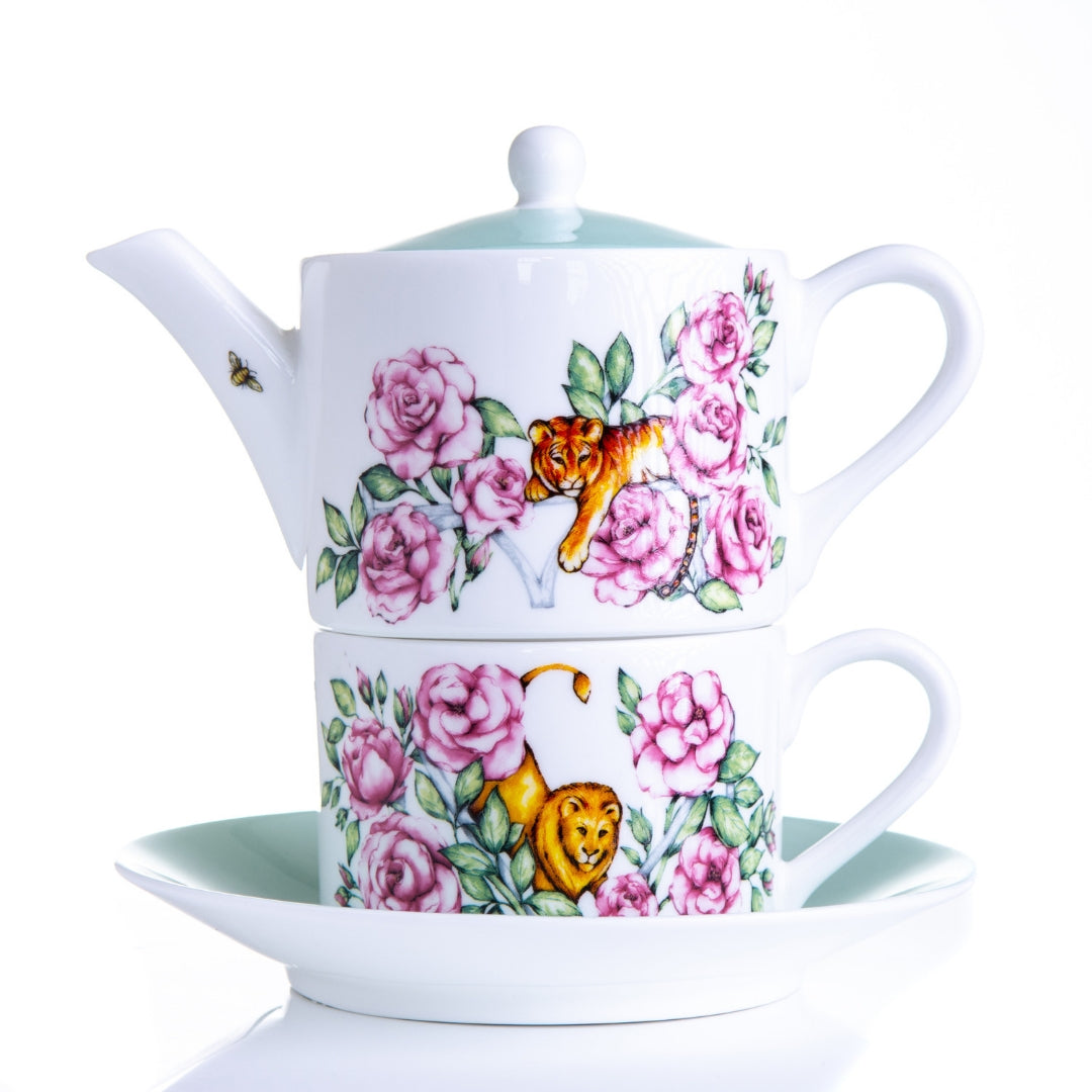 The Rose Garden Collection Tea for One Gift Set | Longleat Shop